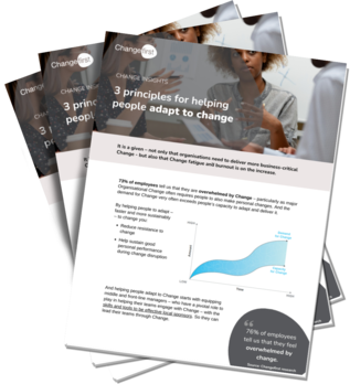 QuickGuide - 3 principles for helping people adapt to change
